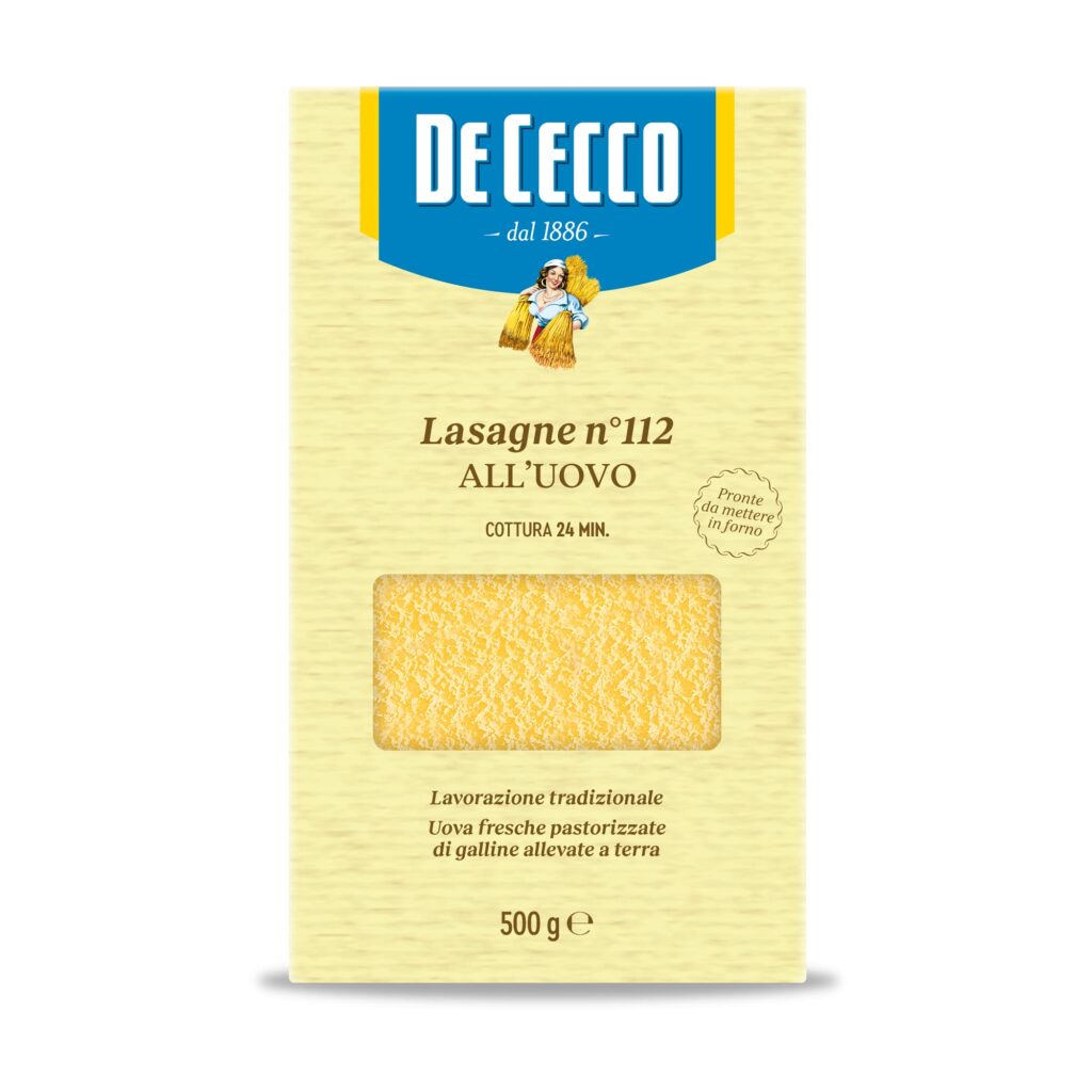 DE CECCO 112 LASAGNE ALL’UOVO GR500 – Mangia & Bevi