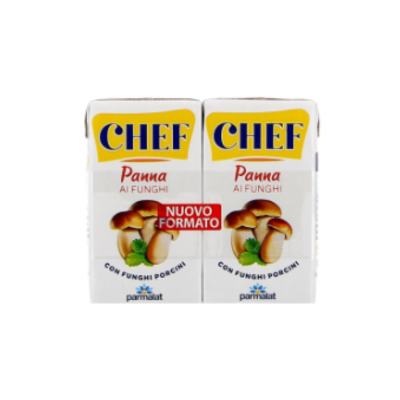 CHEF PANNA FUNGHI – MUSHROOM DOUBLE CREAM 2X125ML – Mangia & Bevi